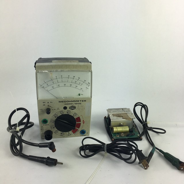 AEMC Megohmmeter Model 1000N With Accessories for sale online | eBay