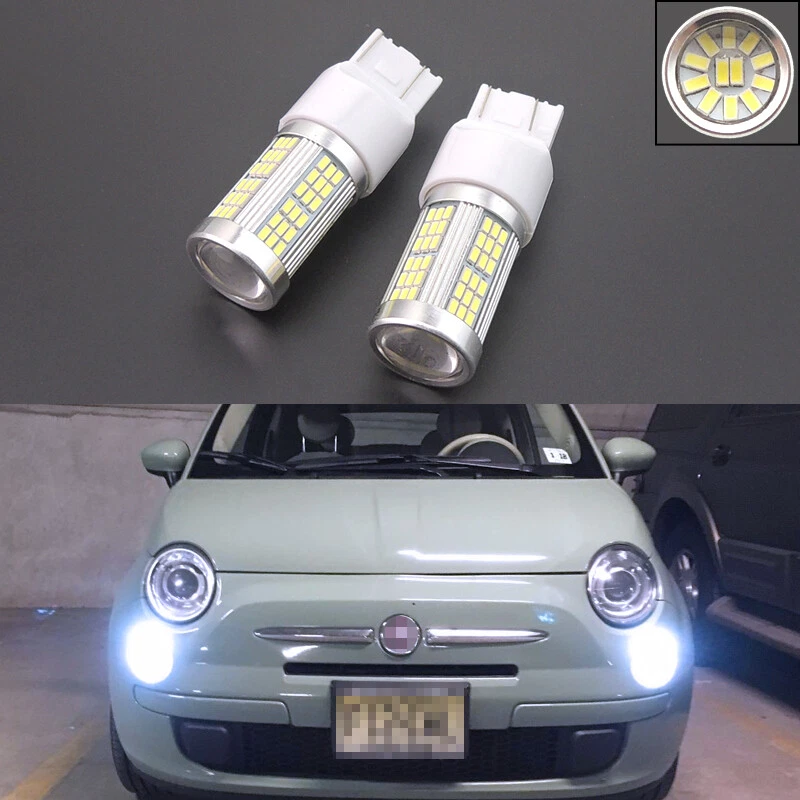 For Fiat 500 Daytime Running Light T20 7443 580 582 W21/5W, 44% OFF