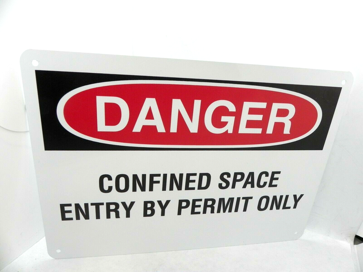 Danger Confined Space Signage Confined Space Safety Signs | Creative