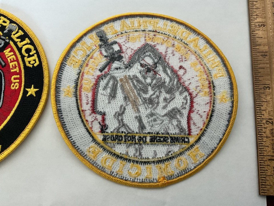 Philadelphia Police Homicide collectable Patch set full-size and new | eBay