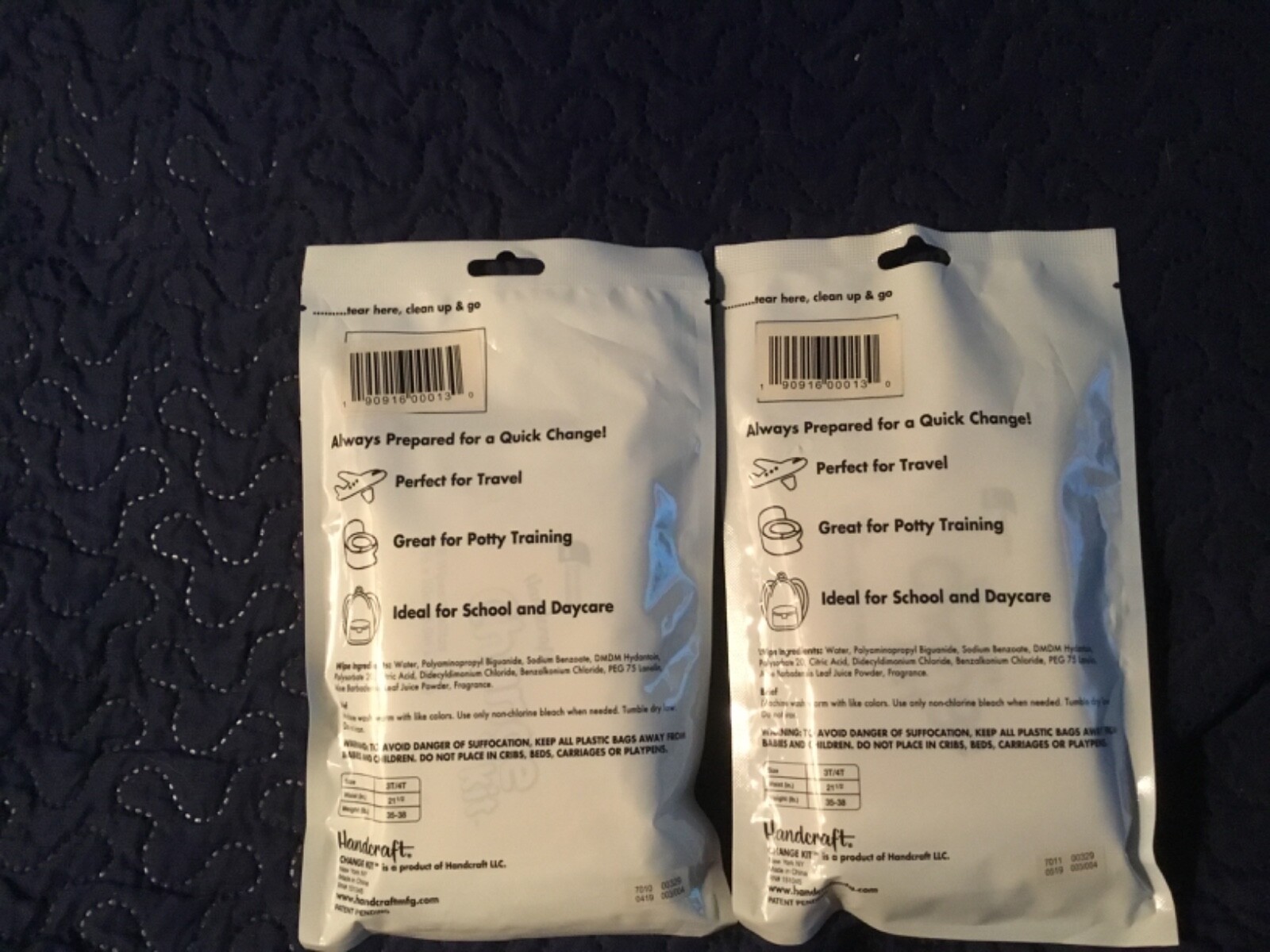 Handcraft Change Kit Plus Quick Change for Toddlers Boys Size 3T/4T for ...