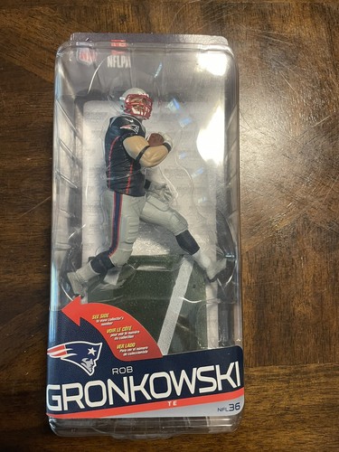 ROB GRONKOWSKI MCFARLANE FIGURE NFL 36 SERIES NEW ENGLAND PATRIOTS ...