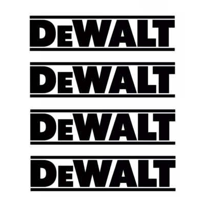 Dewalt Decal Tools Vinyl Sticker Logo Drill Impact Wrench De Walt | eBay