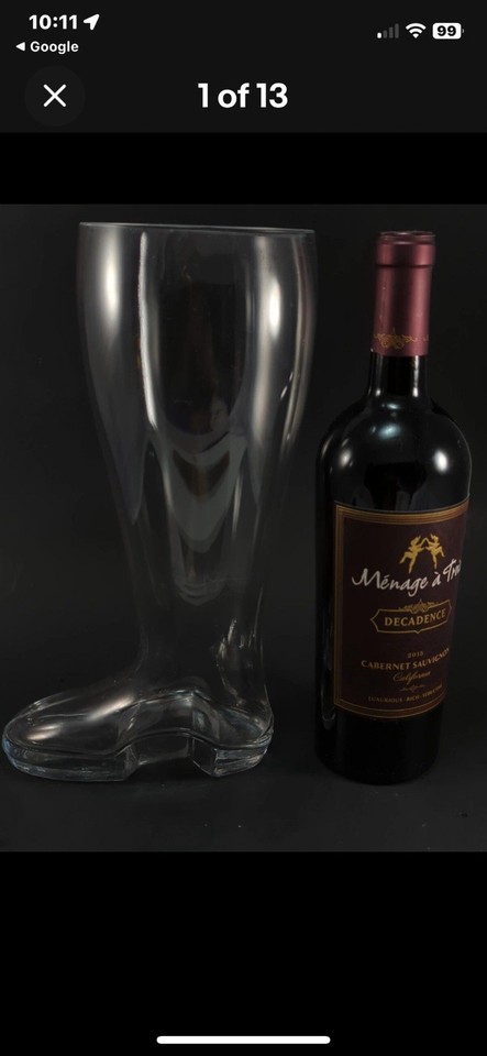 Das Boot - Quality Glass Beer Boot Mug for Oktoberfest Celebrations. | eBay