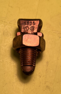 Burndy KS 25 Split Bolt Connector Sq.Head Copper 14Awg To 1/0Awg | eBay