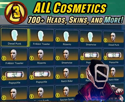 Borderlands 3 All Droppable Character Cosmetics Pack Playstation | PC ...