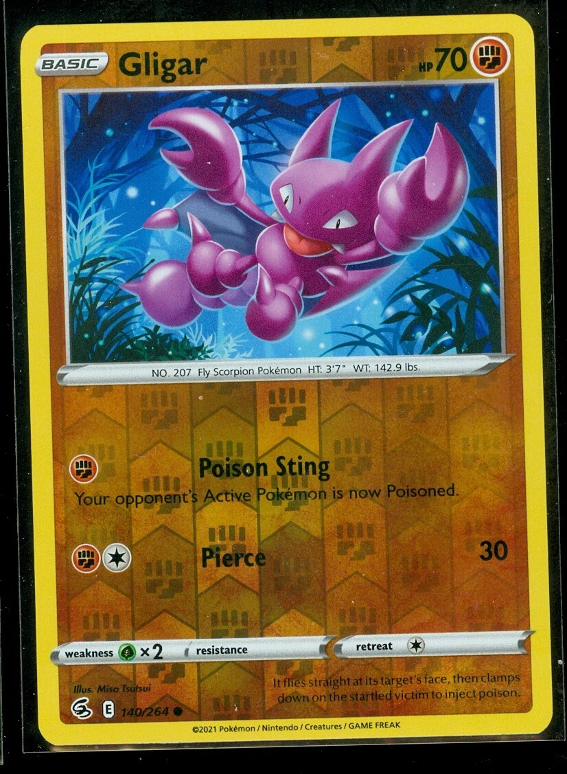 Pokemon Gligar Card