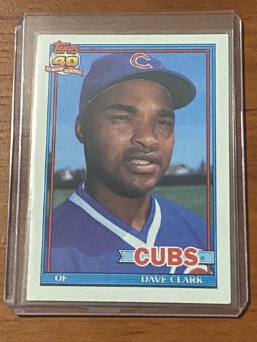 1991 Topps - #241 Dave Clark Chicago Cubs | eBay