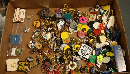 Lapel Hat Pins Pin Back Lot 1.14 pounds. NASCAR, Square Dancing ...