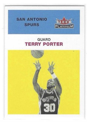 Terry Porter 2001-02 Fleer Platinum #166 San Antonio Spurs | eBay