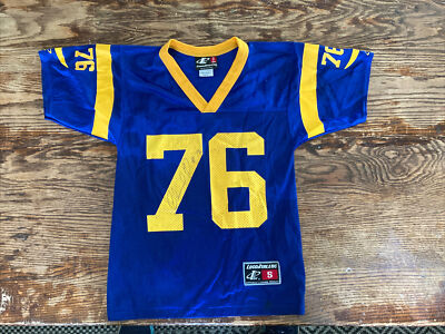 LA Rams St Louis Rams Orlando Pace Autographed Kids Jersey Size 8 Logo ...