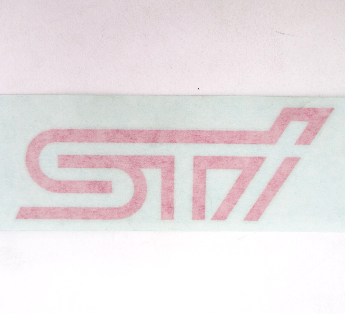 Genuine OEM Subaru 93053SA001 "STI" Letter Mark Decal Front Bumper 06 ...