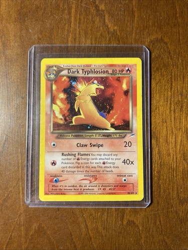 Dark Typhlosion 10/105 Holo Rare Unlimited Neo Destiny Pokemon 4779 | eBay