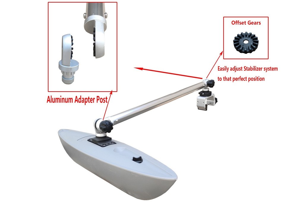 Brocraft Canoe Outriggers/Canoe Stabilizers System | eBay