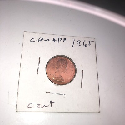 Canada 1965 LBB5 1 Cent BU Canadian Penny Nice UNC 5 will sell in bulk ...