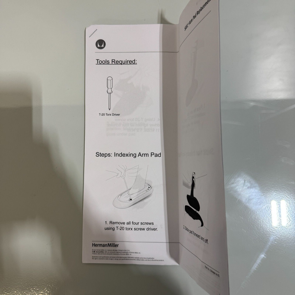 GRAY Pair of Arm Pads Caps Replacement for Herman Miller Sayl Office ...