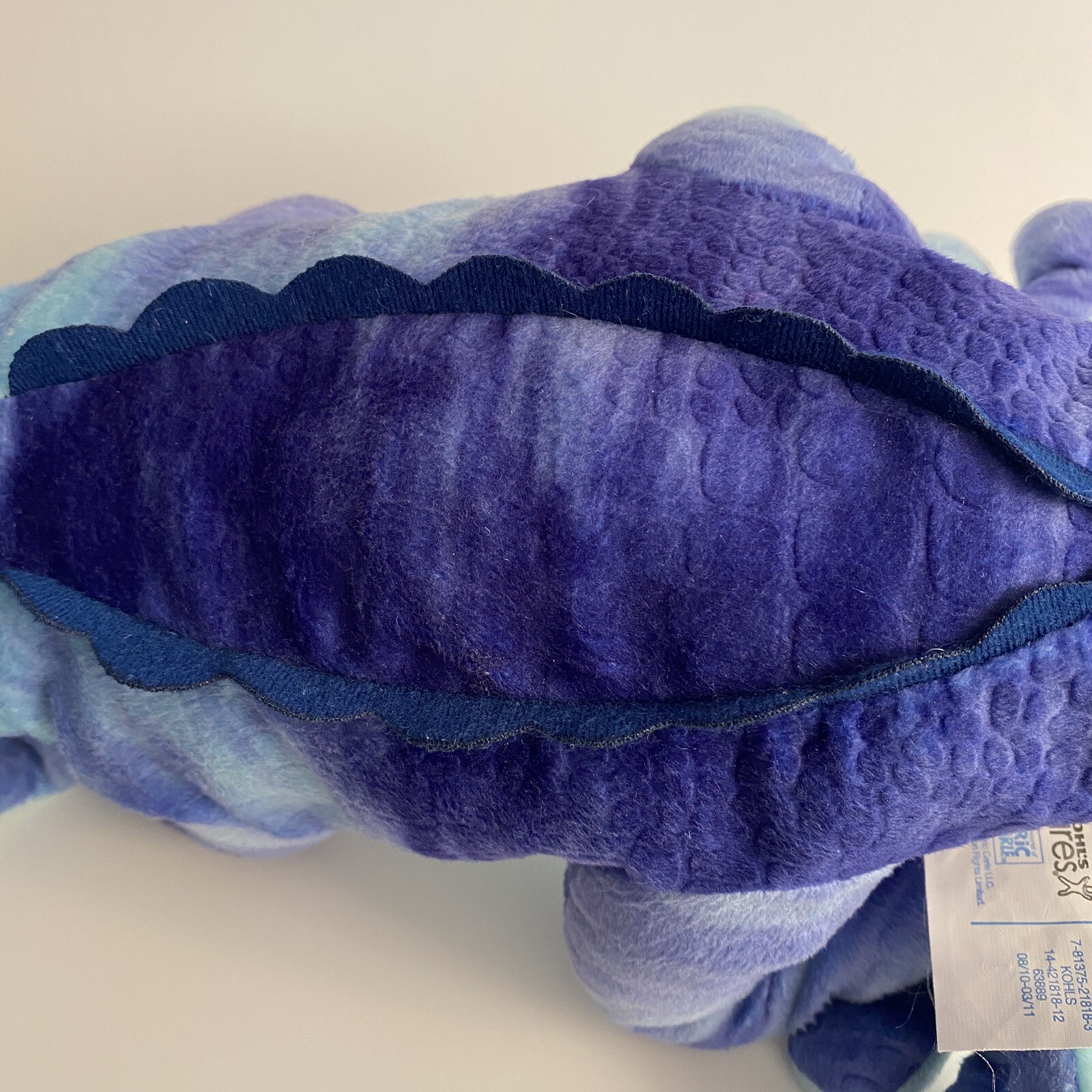 Blue & Purple Iguana Kohls Cares Eric Carle 18" Lizard Plush Stuffed ...