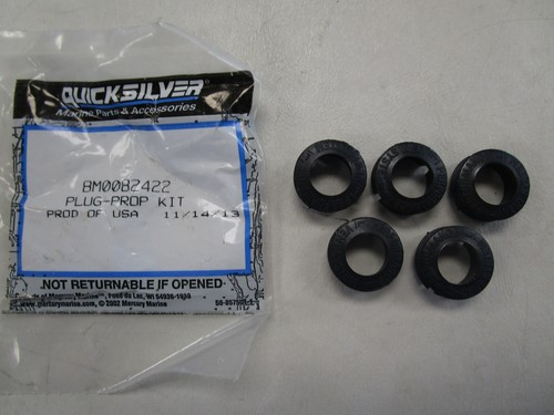 MERCURY QUICKSILVER PROPELLER PLUG KIT BLACK 8M0082422 MARINE BOAT | eBay