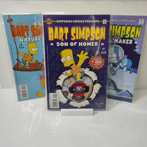 Bart Simpson Son Of Homer #1 #2 #3 Set Run Bundle Bongo Comic Books Presents | eBay