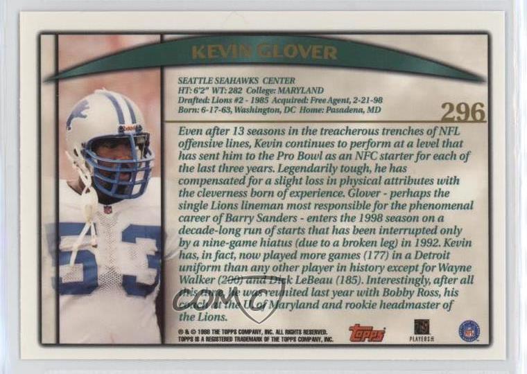 1998 Topps Kevin Glover #296 | eBay