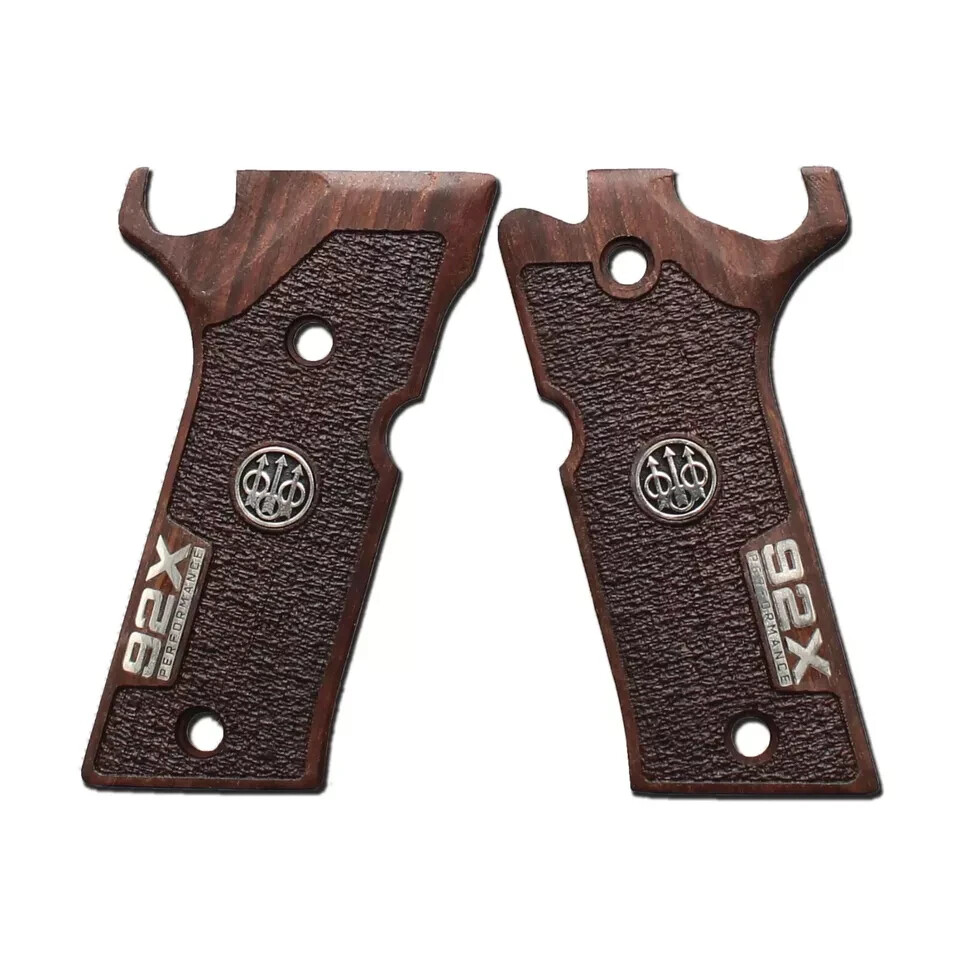 NEW Beretta 92X Performance Turkish Walnut Wood Gun Grips SET Nice ...