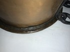 Large Copper Cauldron Vat Pot Apple Butter Kettle Seamed Iron Handles ...
