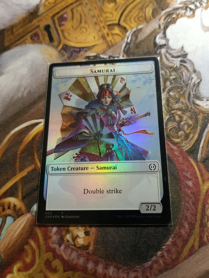 Rebel / Samurai Token Foil MTG Phyrexia - Pack Fresh - | eBay