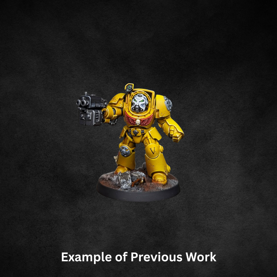 Warhammer 40k Assault Terminator Squad Space Marines Pro Painted GW ...