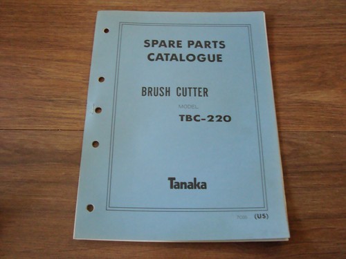 Tanaka Spare Parts Catalouge Brush Cutter Model TBC-220 PWI | eBay