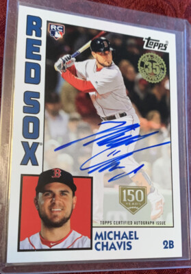 Michael Chavis 2019 Topps Update AUTO #d / 150, Card # 84A-MCA ...