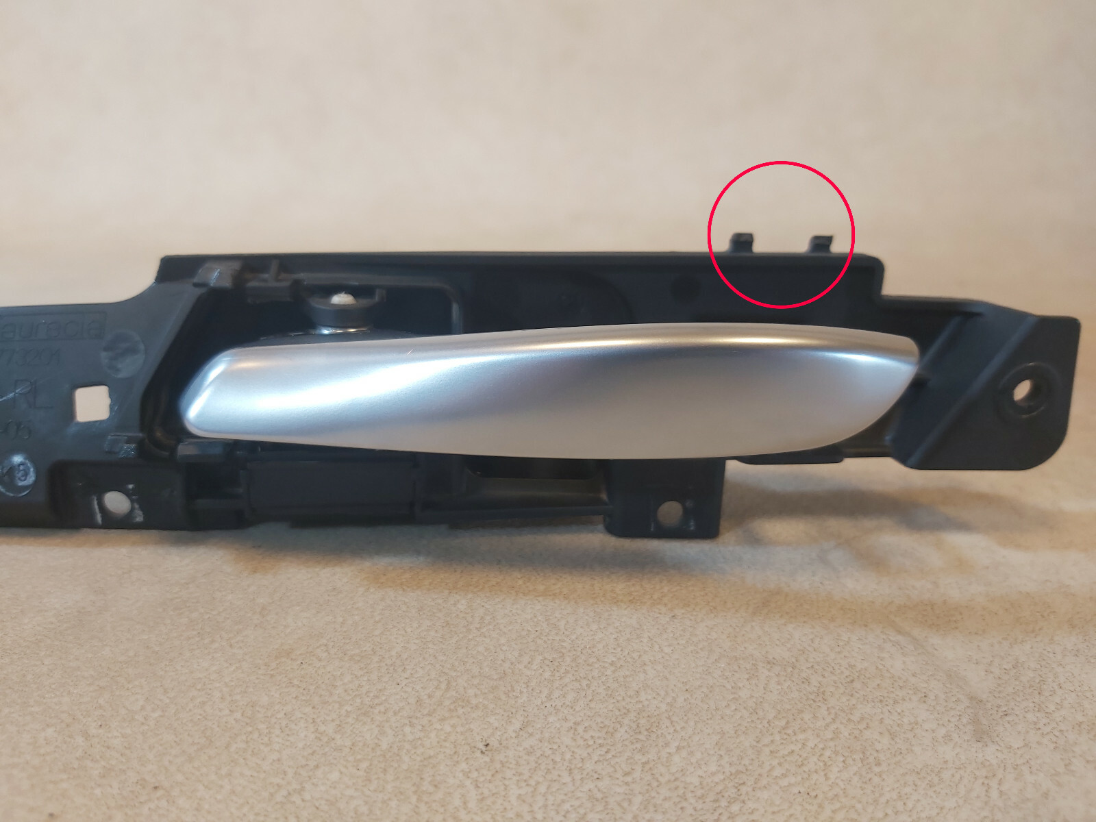 BMW X5 E70 , E70 LCI Genuine Interior Door Handle Rear Left Inner ...