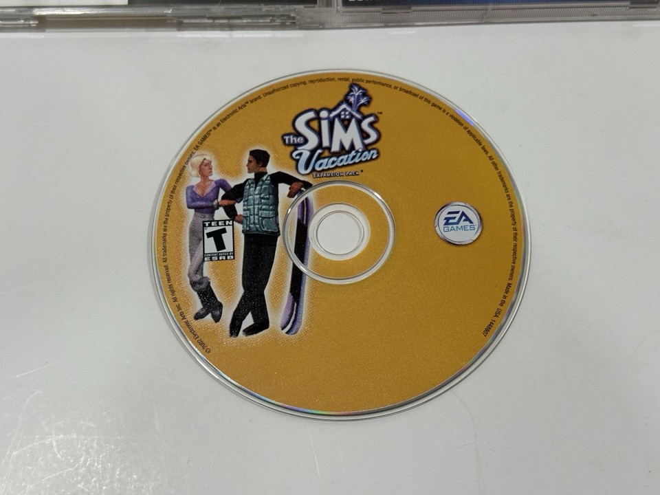 Mint The Sims Vacation Expansion Pack - PC Game - Complete & Tested | eBay