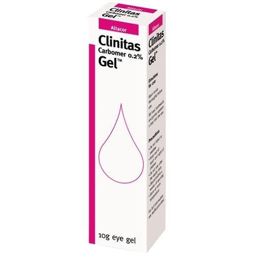 Clinitas Carbomer 0.2% Eye Gel 10g - Moisturising Relief Gel - Dry Eyes ...