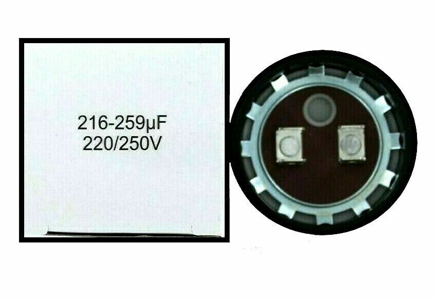 216-259 uF MFD 220/250 VAC (5x) High Quality Motor Start Capacitor ...