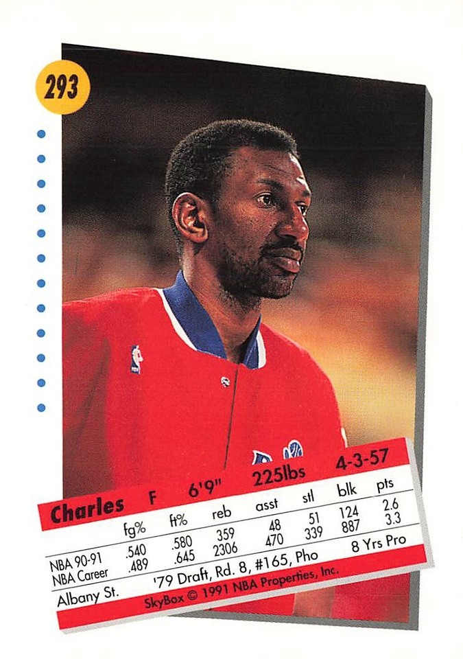 1991 SkyBox #293 Charles Jones Washington Bullets | eBay