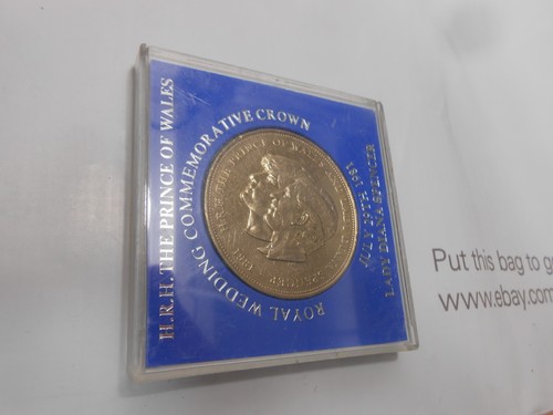 1981 Royal Wedding Commemorative Coin Diana & Prince Charles Queen ...