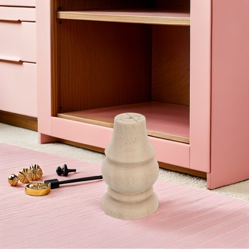 French Decorative Wooden Column Base Sofa Foot Leg Feet Replacement ...