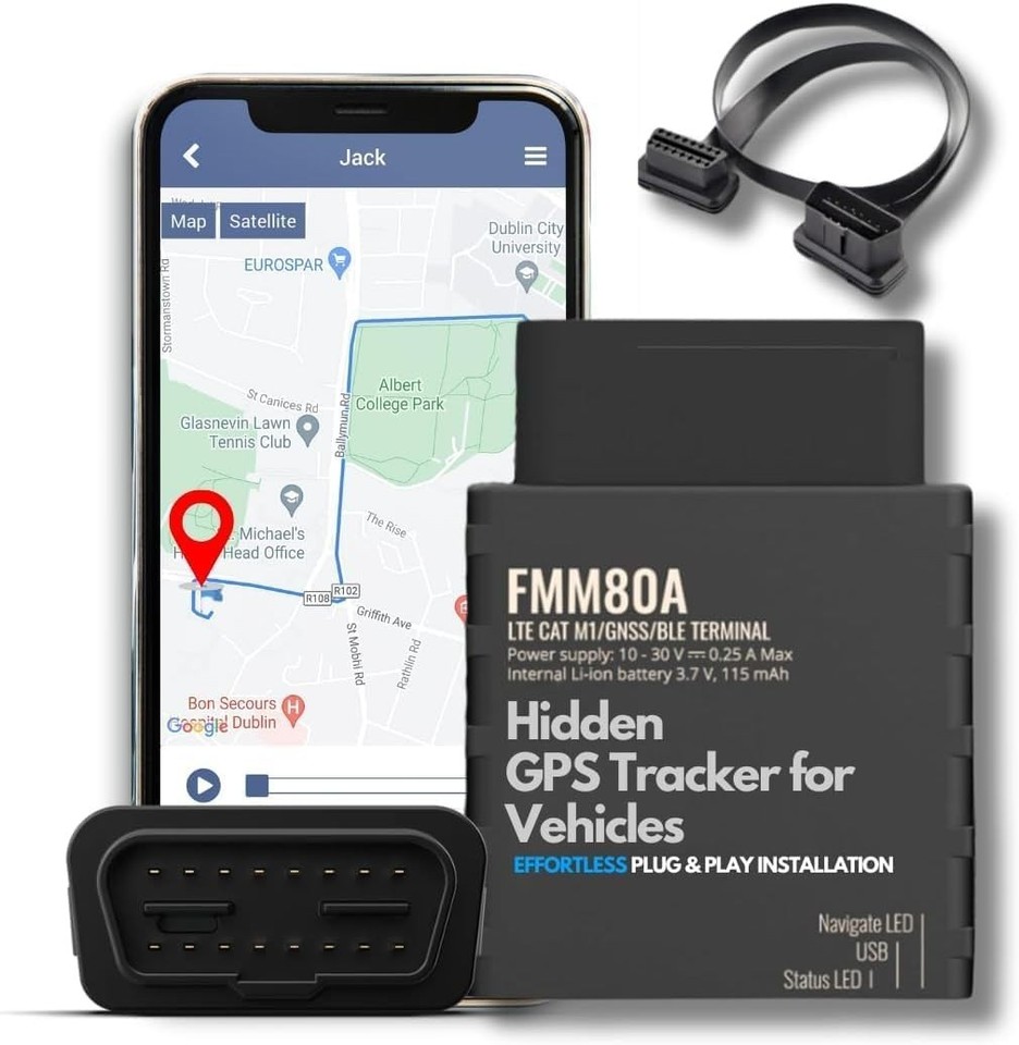 4G LTE OBD GPS Tracker for Cars & Trucks – Real-Time Vehicle Tracking ...