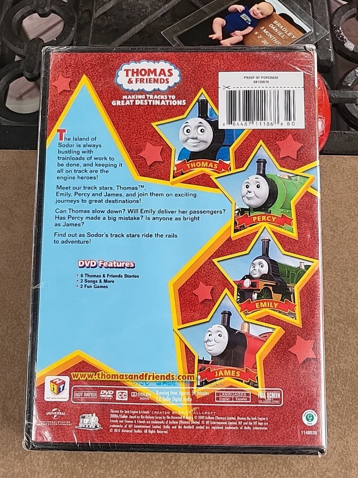 THOMAS & FRIENDS ~ Track Stars ~ DVD ~ SEALED!!! | eBay