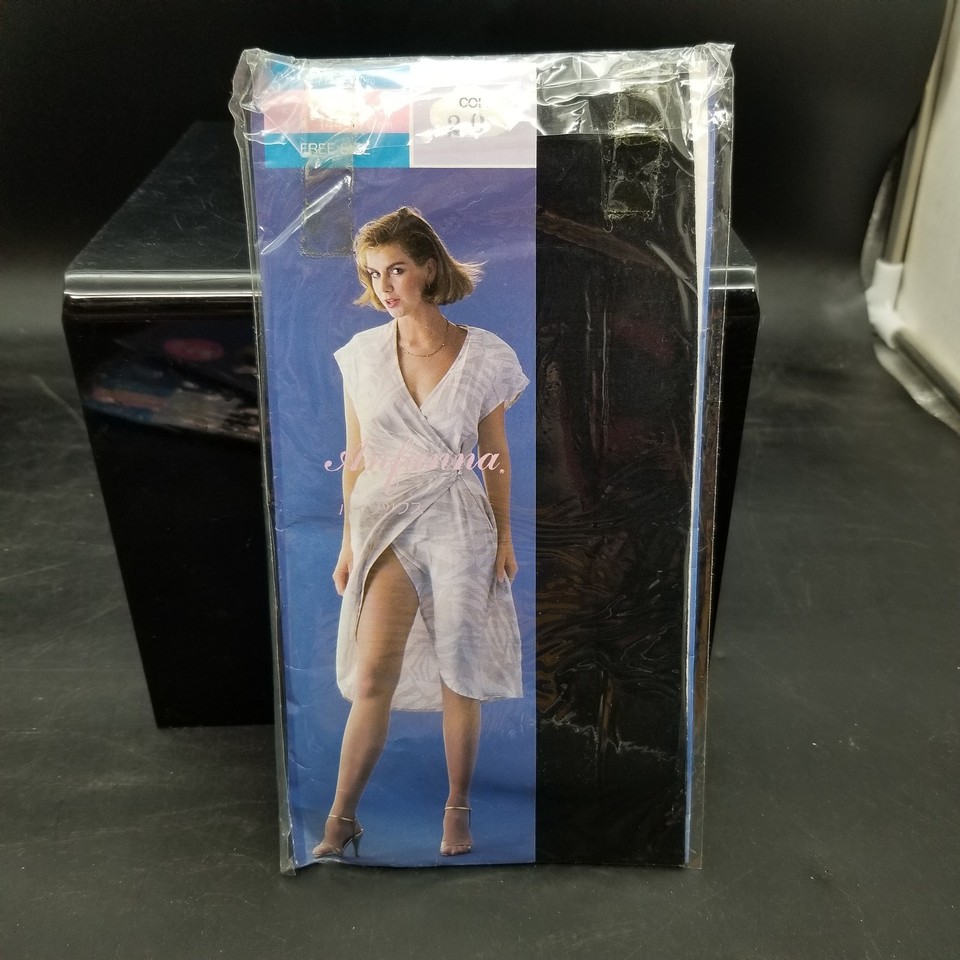 NOS Japanese Anfanna Size 80-100 Panty Hose Nylons Black Model | eBay