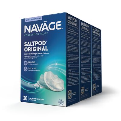 Navage Salt Pod Refills Only - Exclusively Designed for The Navage ...