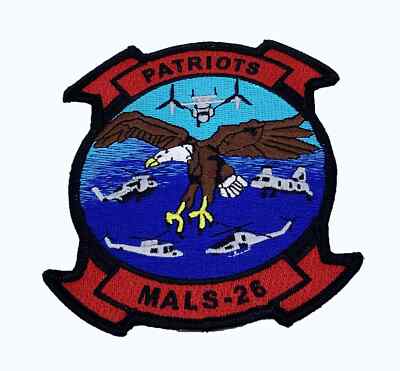 MALS-26 Patriots Patch – Plastic Backing/Sew On, 4.5" | eBay