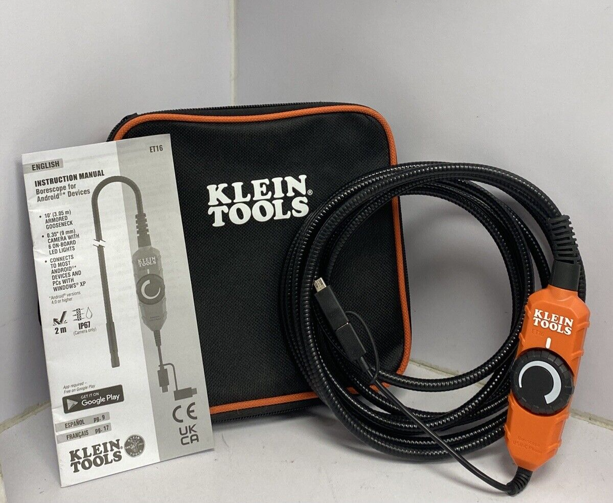 Klein Tools ET16 Borescope for Android Devices | eBay