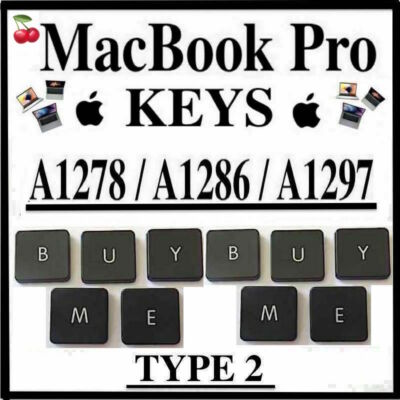 🍒 Apple Macbook Pro Key / Keys Models: A1278 A1286 A1297 TYPE 2 | eBay