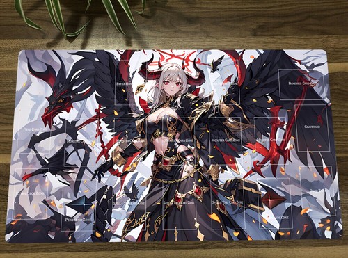 WVICM OCG Playmat Condemned Darklord TCG CCG Table Pad Trading Card Game Mat | eBay