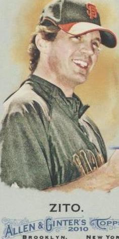 2010 Topps Allen & Ginter's - Barry Zito #296 Mini Allen & Ginter Back ...
