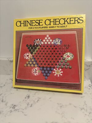 Vintage 1981 Classic, Chinese Checkers Board Game 100% Complete By ...