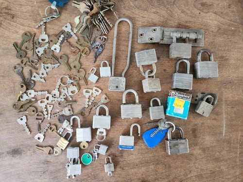 lot old master locks and keys 6.6 lbs padlocks | eBay