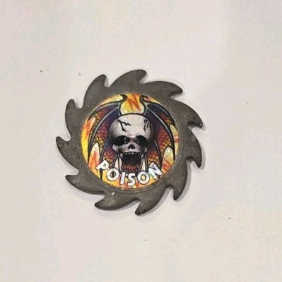 POG Metal Slammer Saw Blade Poison Skull Bat Skeleton Hologram | eBay