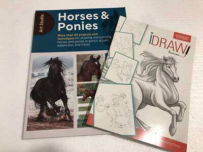 Art Studio: Horses & Ponies Drawing Book & iDRAW Horses Intermediate ...